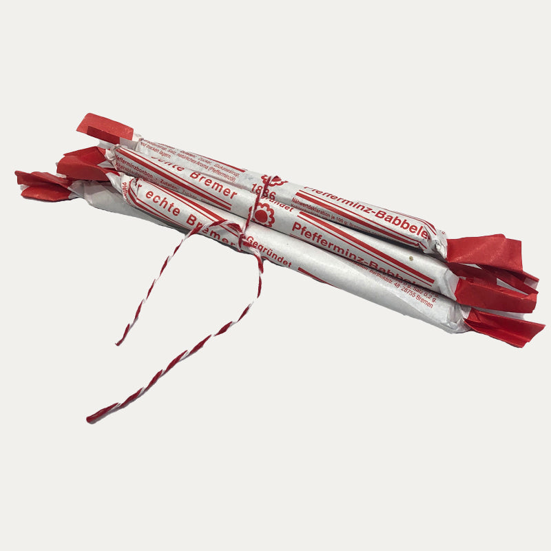 Bremer Babbeler, Pfefferminzstangen – 5 Stück – Made in Bremen