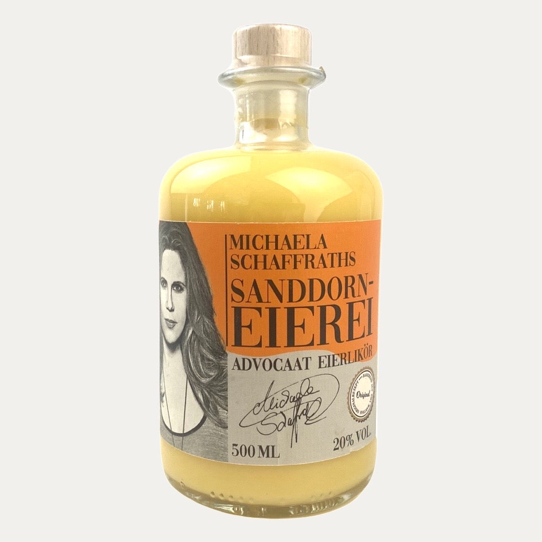 Sanddorn-Eierei Eierlikör Advocaat von Michaela Schaffrath 500ml — Made ...